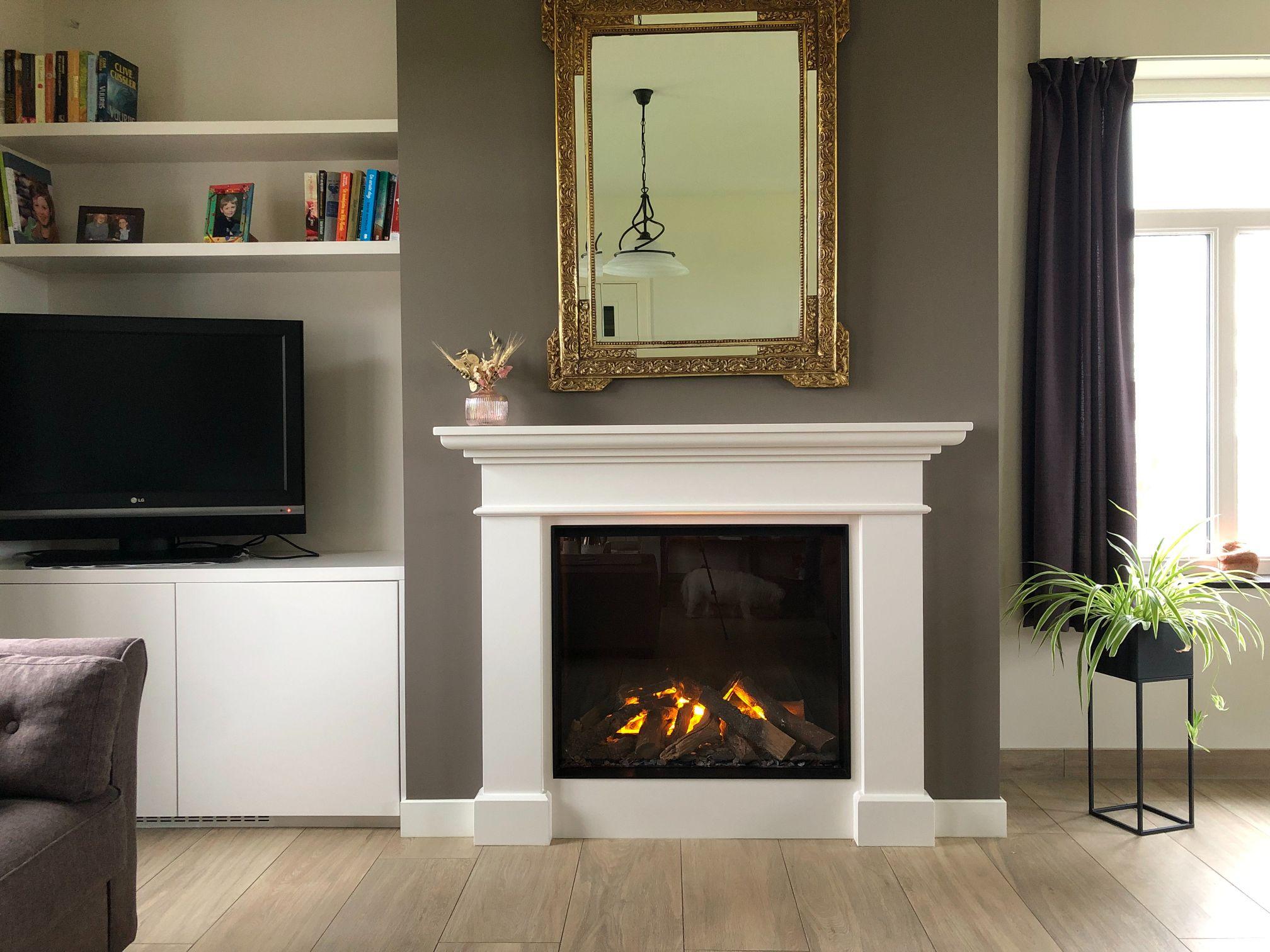 Stijlen bij de sfeerhaarden elektrisch