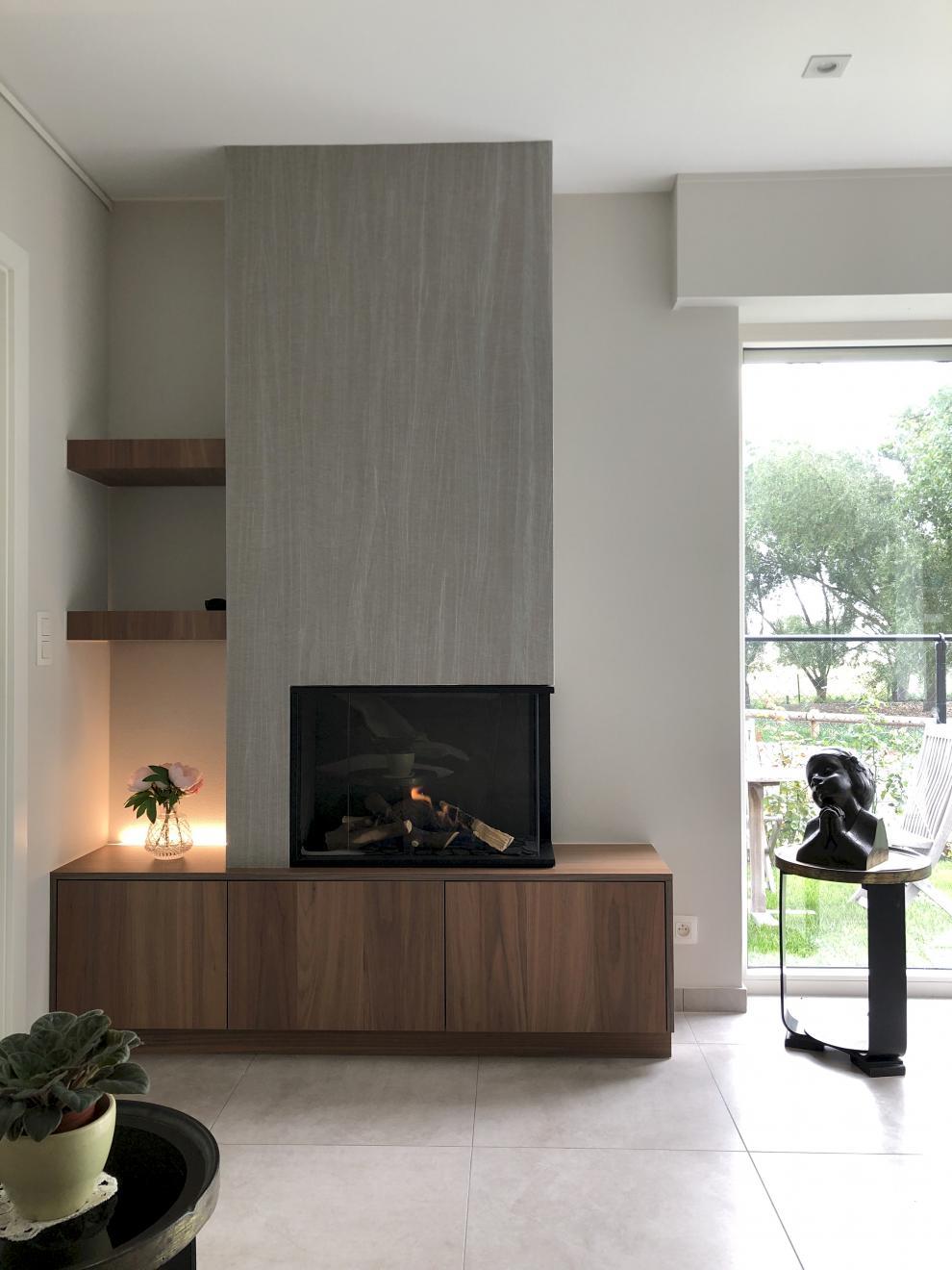 Een haard en tv wand? Kies voor de haardwand bij Verbeke Haarden